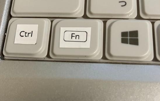 Phomemo M02SでLet's note(レッツノート)のキー入れ替え(FnとCtrlキーを入れ替え)用のシールを印刷してみた - 子育てエンジニアブログ