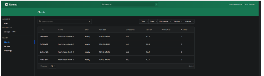 Test deployment of HashiCorps Nomad - JTP Technology Port