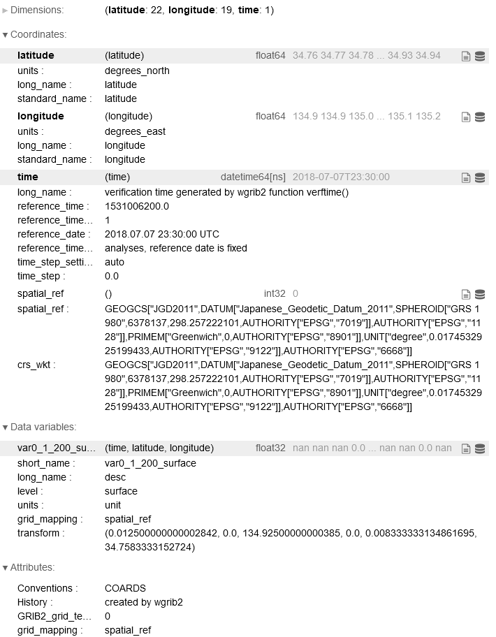 気象庁の1kmメッシュ解析雨量GPV：GRIB2形式をpython：hvplotでレンダリングする - 趣味で計算流砂水理 Computational Sediment Hydraulics ...