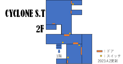 【DEMONOLOGIST】初心者必見！2ndステージCYCLONE S.Tの完全攻略（MAP付） - Shirakigameのブログ