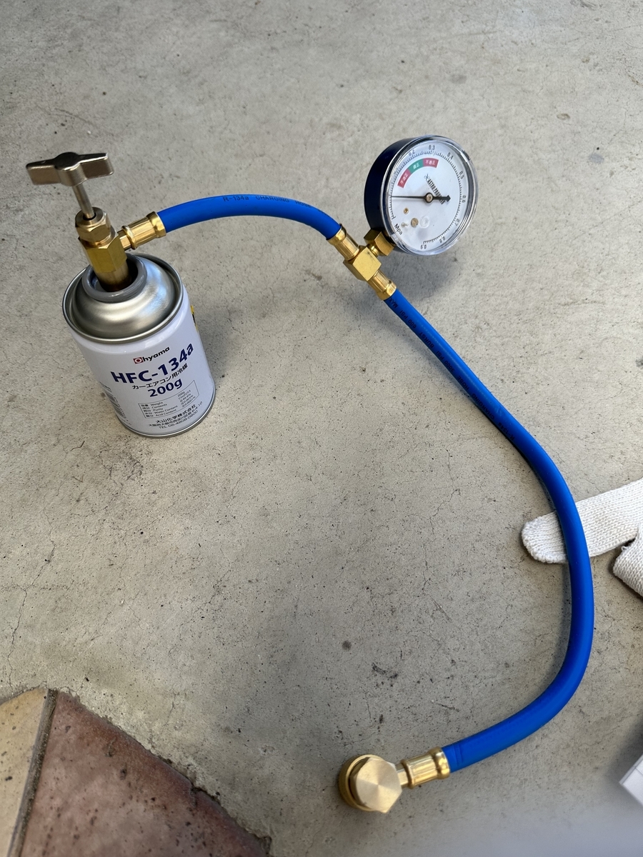 【DIY】デイズルークス（B21A） エアコンガス充填 - ツールライクと犬と猫