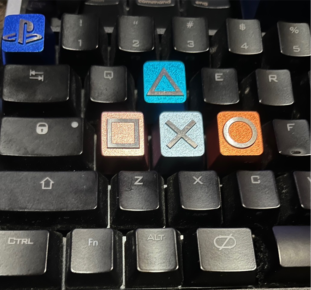 PlayStation keycap - ゲームを読む。