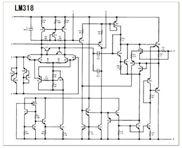 オペアンプ OPAMP LM318 の回路図 - SonofSamlawのブログ