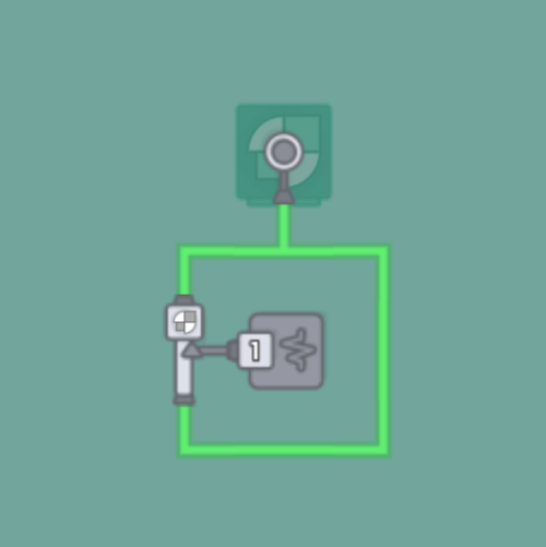 【shapez】回路いろいろ その2（記憶装置など） - 白黒地帯