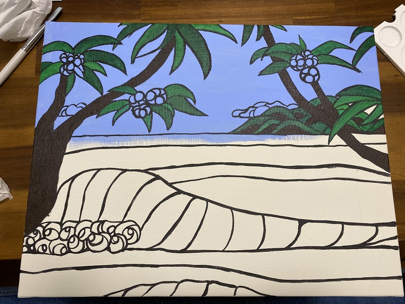 ≪アクリル絵の具≫ヘザーブラウンを真似て描いてみた - Squima_officialのブログ