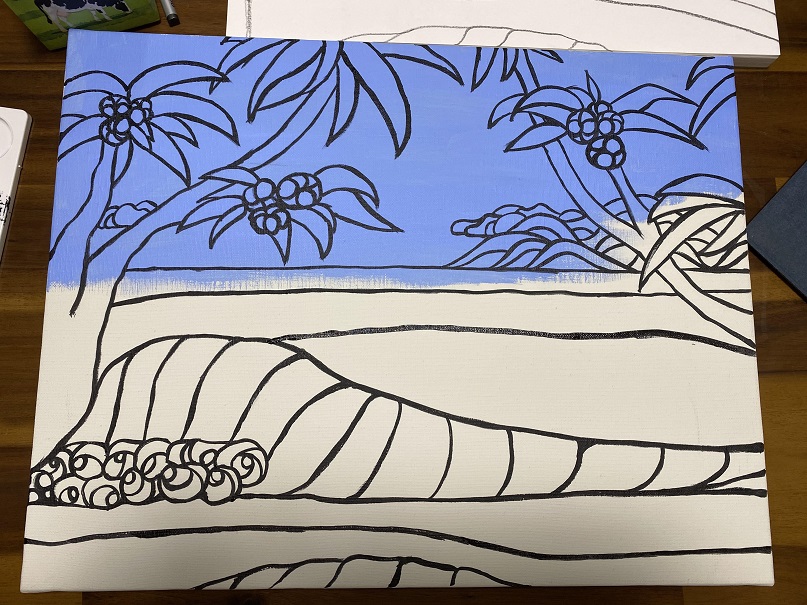 ≪アクリル絵の具≫ヘザーブラウンを真似て描いてみた - Squima_officialのブログ