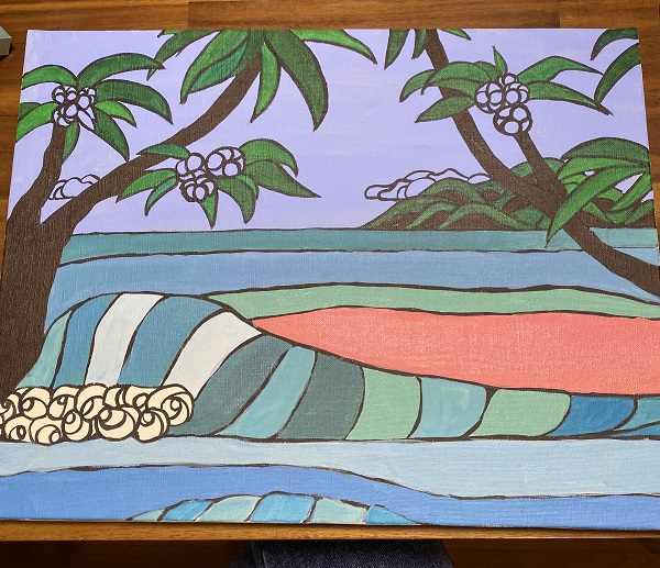 ≪アクリル絵の具≫ヘザーブラウンを真似て描いてみた - Squima_officialのブログ