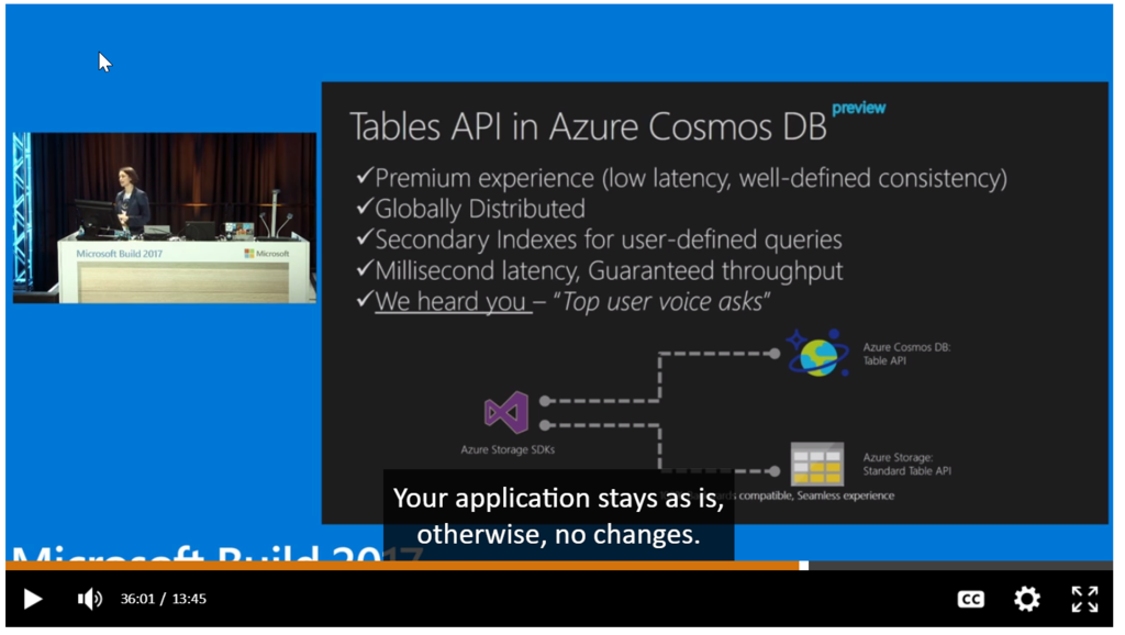 Cosmos DB with Table API - Azureの小ネタ （改）