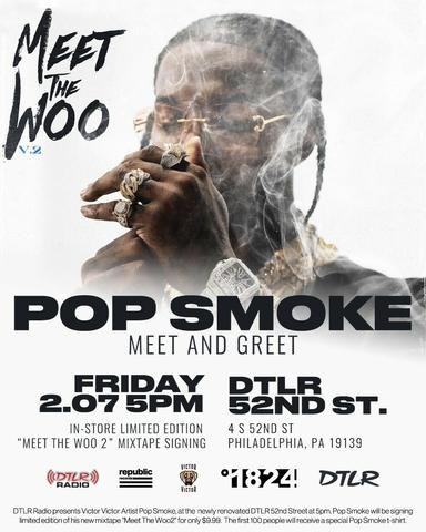 Rare Pop Smoke Signed Meet The Woo Vol 2 Cd Album Photo Rapper ...