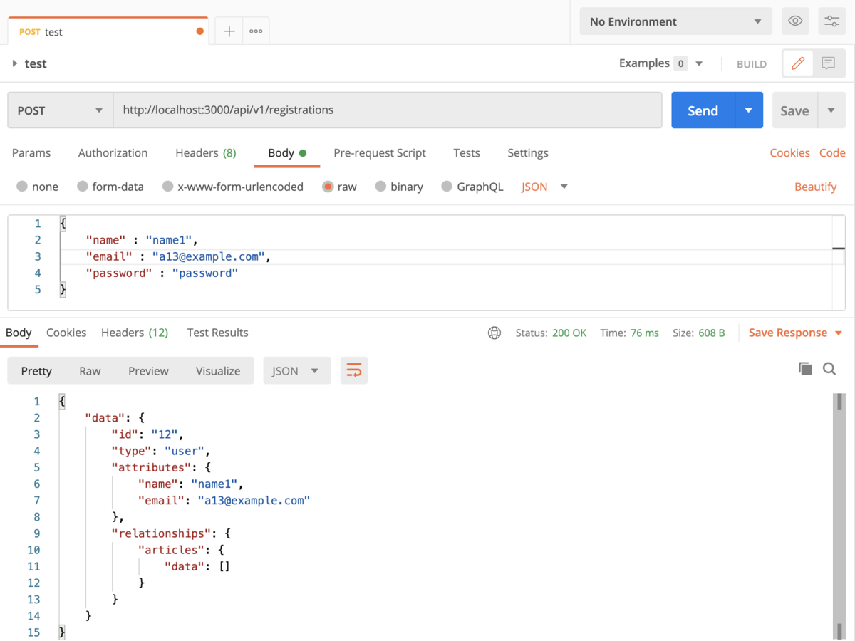 【API】Postmanの使い方(POST) - Programming Journal