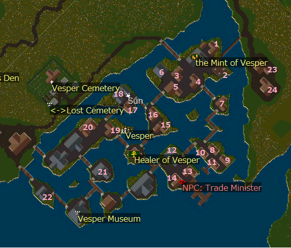 ベスパー地図（Map of Vesper） - YMT Vesper Diary