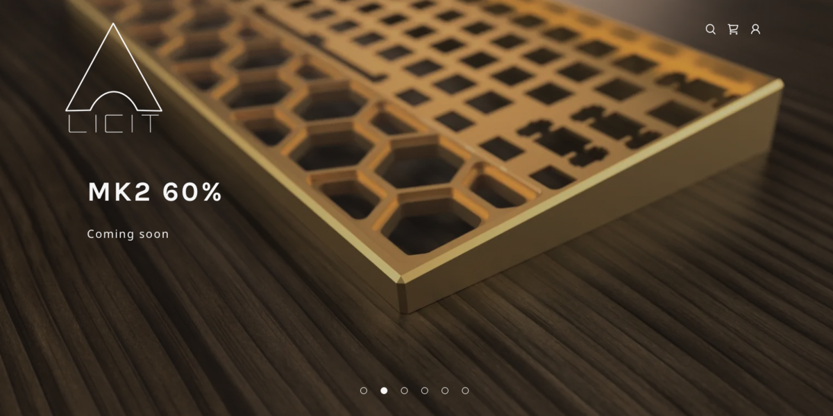 Licit MK2 Brass - 真鍮削り出しのキーボードケース - - TALPKEYBOARD BLOG