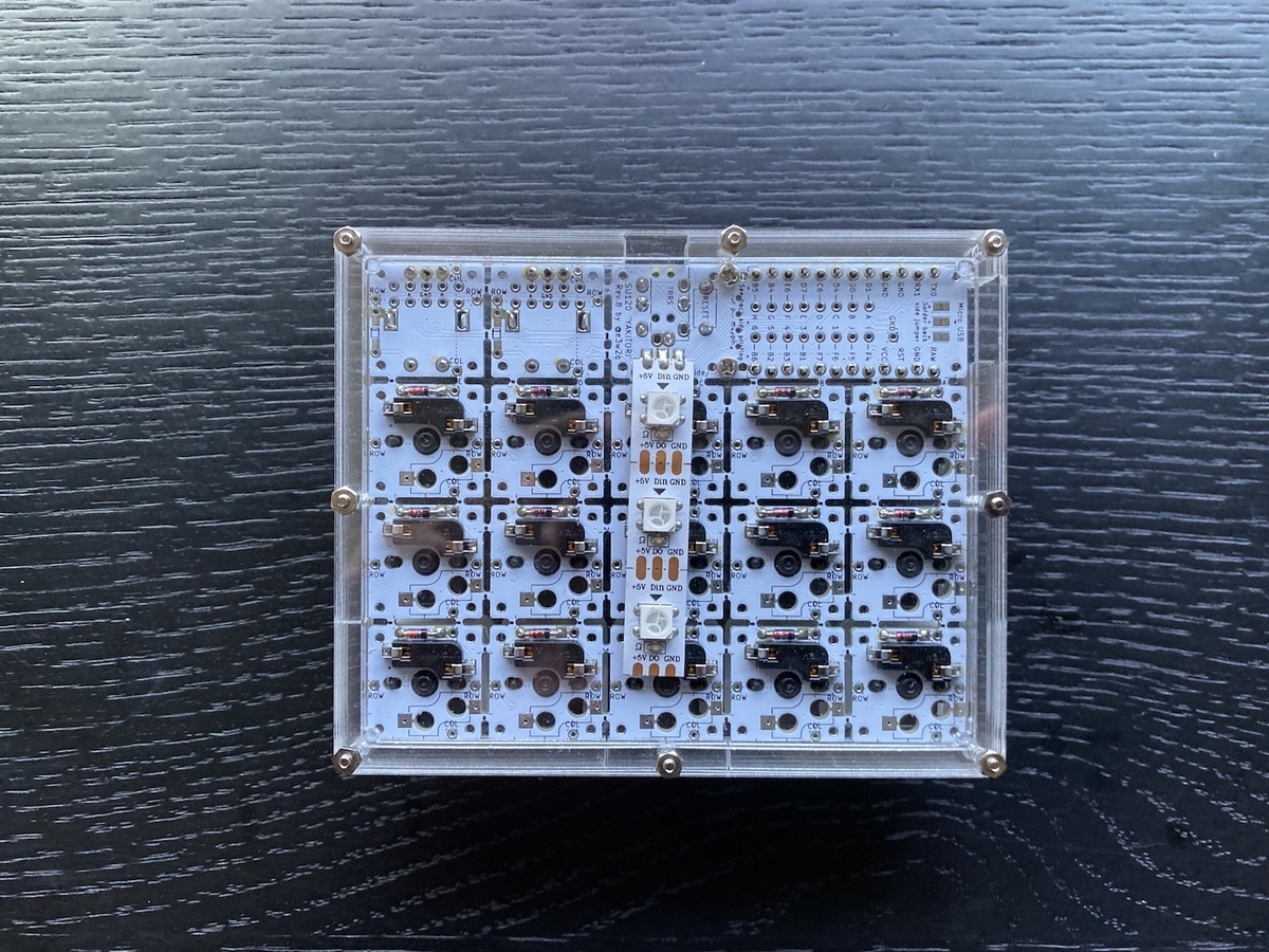 SU120 / te96 自作キーボード試作用基板を用いた作例の紹介 - TALPKEYBOARD BLOG