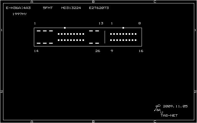 MI:H36A:4WD:4A30:5FMT:ENG-ECU:pinout:MD313224:E2T62073:INJ:噴射量 - TAS-netの日記