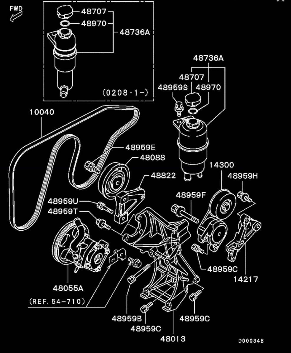 MI:GD-H42A:3G83:ENGINE:NOISE:BELT:ベルト鳴きAUTO-T:MD355263:JS0402p100YMT23 ...