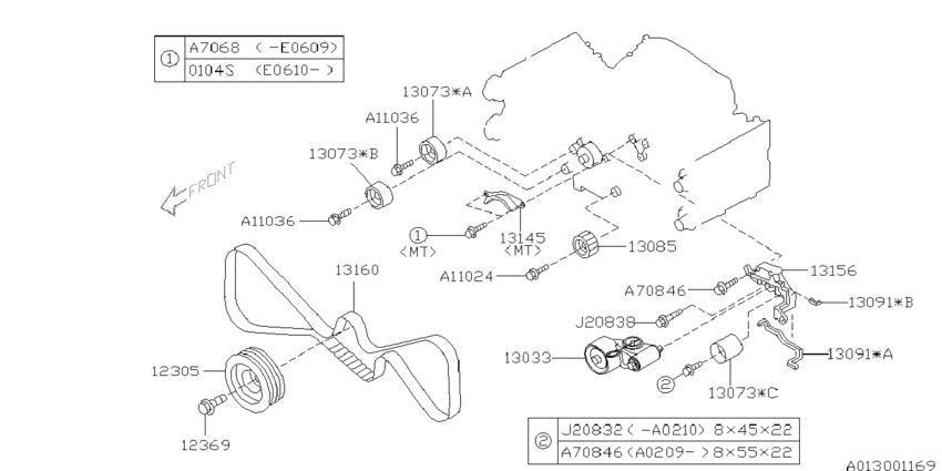SB:SG5:EJ20:Timing Belt:281 Teeth And 30mm Wide With:TSM: - TAS-netの日記