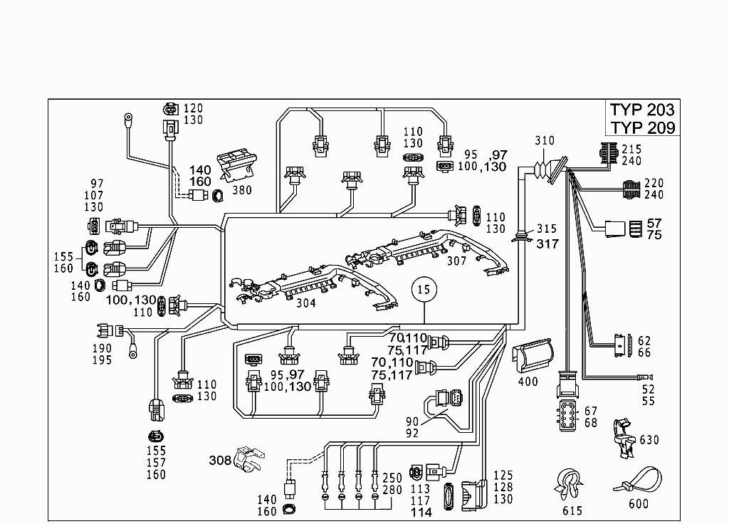 BZ:C240:V30-72-0117:CrankShaft Sensor:A0031539528:0261210142:HAT: - TAS ...