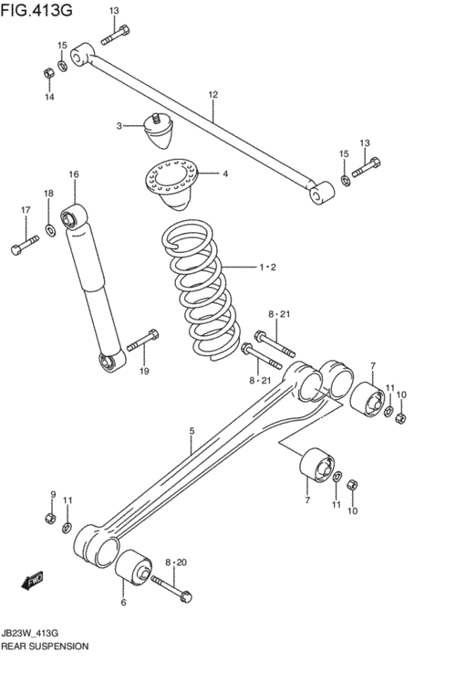 SU:JA22W:JA23W;Bushing,leading arm axle side:46282-81A00:46213-65D01 ...