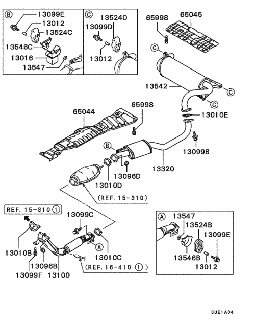 MI:H66W:4G93:GDI:618:ガスを入れた時無認証で数万円を払う分解整備代を払った？マフラーも？O2sensor:PAJERO ...