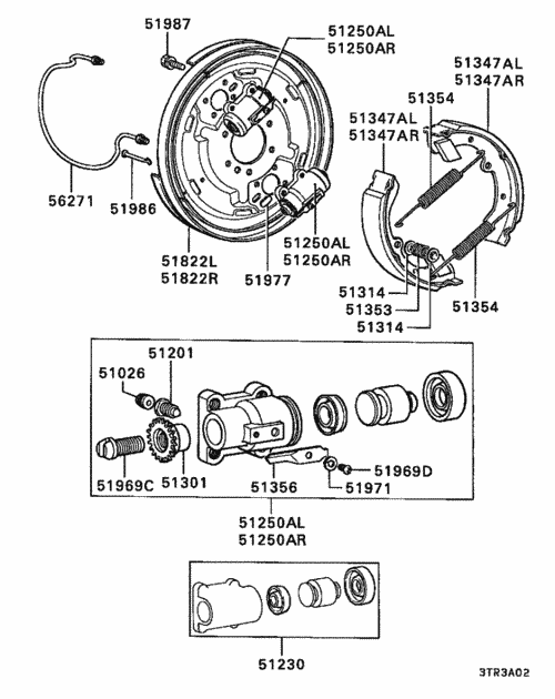 JEEP:L-J57:G54B:351:MB004993:Cylinder,Kit.BK.Master:Y5200.- - TAS-netの日記