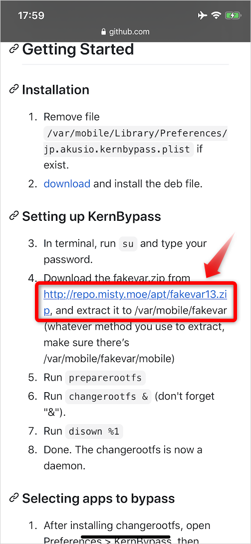 XsF1re / KernBypass-Public カーネルレベルの脱獄検出をバイパスする方法 - 瀧川の雑記