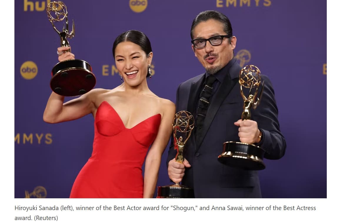 Hiroyuki Sanada's "SHOGUN" wins 18 Emmy Awards for Best Drama Series ...