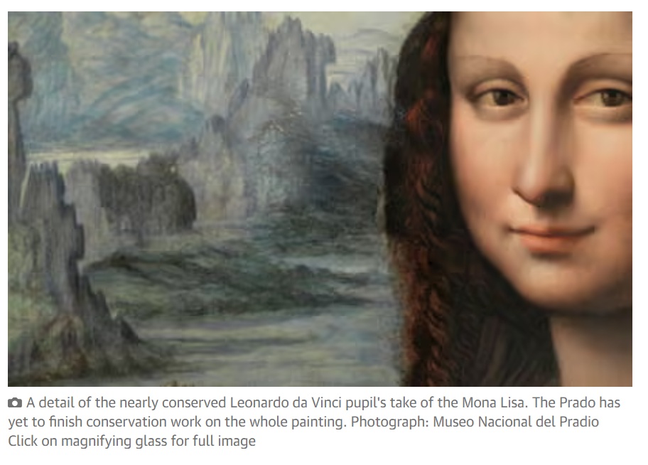 The real Mona Lisa? Prado museum finds Leonardo da Vinci pupil's take ...