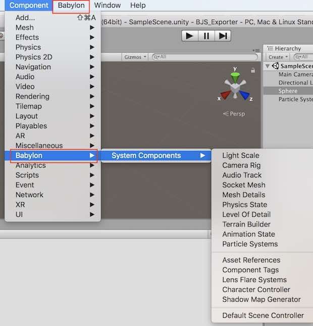 Babylon.js向けデータをUnityから出力する - CrossRoad