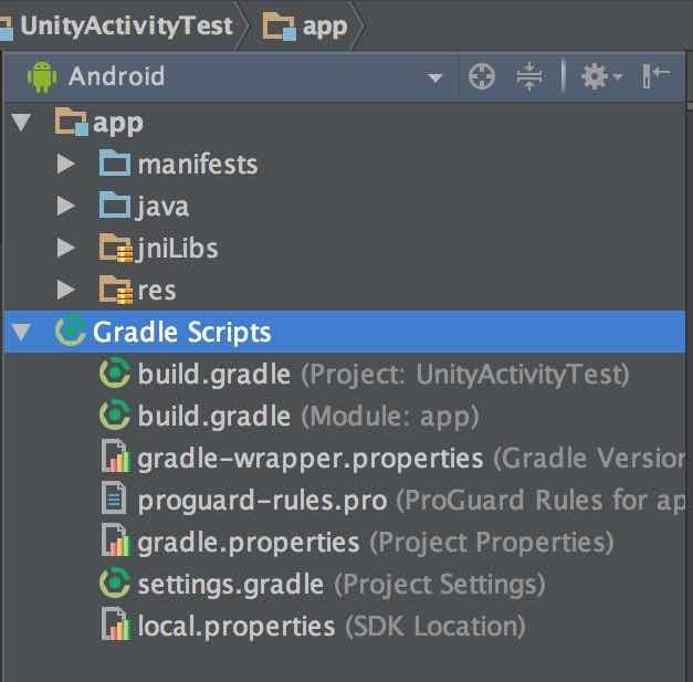 Android StudioでUnity向けmoduleを作る方法 - CrossRoad