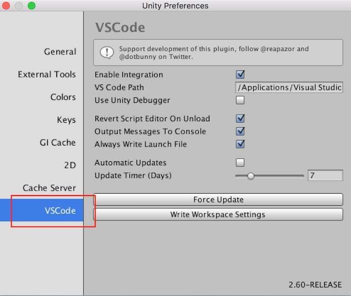 MacのVisual Studio Code ver1.3.1でUnity5.3のコード補完を実現する方法 - CrossRoad