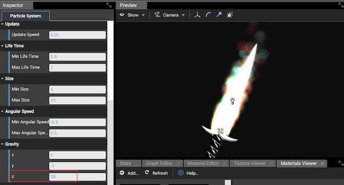 Babylon.js EditorのParticle Systemを使って魔法剣エフェクトを作りました - CrossRoad