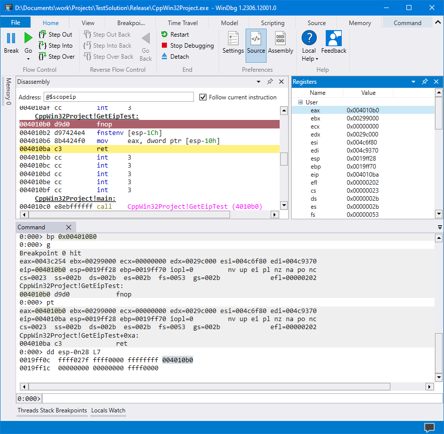WinDbgの旧バージョンではfnstenv結果のFIPが0固定になるらしい - プログラム系統備忘録ブログ