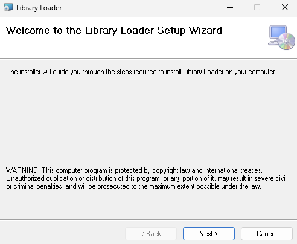 Library Loaderのインストール - まんま！の備忘録