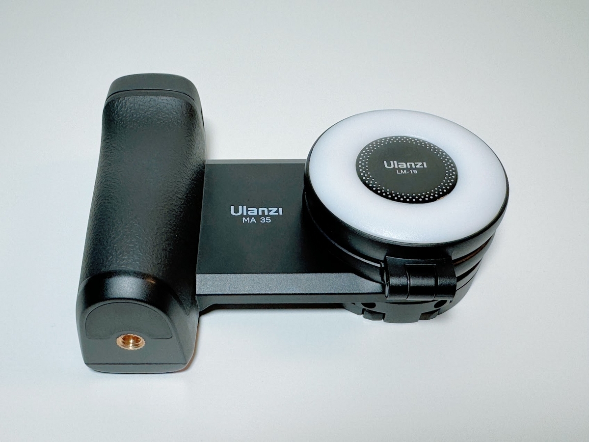 Ulanziから発売されたMA35はMagSafe対応のスマホグリップで、ライトのLM19との組み合わせも魅力的 - TA-LOG