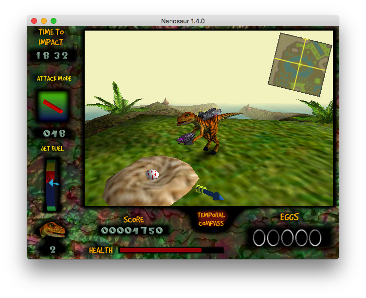 Nanosaur(ゲーム）のソースコードをコンパイルする - 複天一流：どんな手を使ってでも問題解決を図るブログ