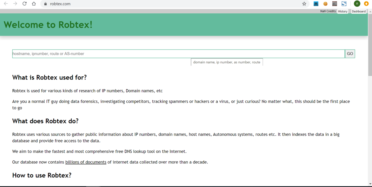 RobtexでDNS情報を収集してみた - Shikata Ga Nai