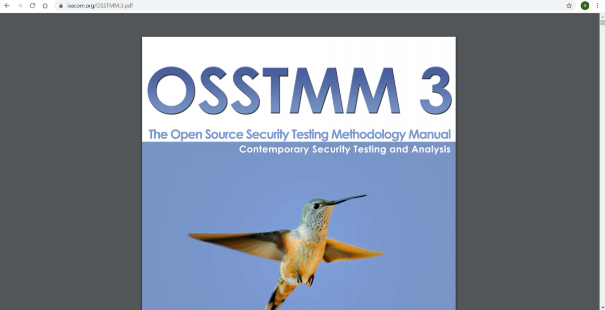 OSSTMMの主要なセクションについてかいてみた - Shikata Ga Nai