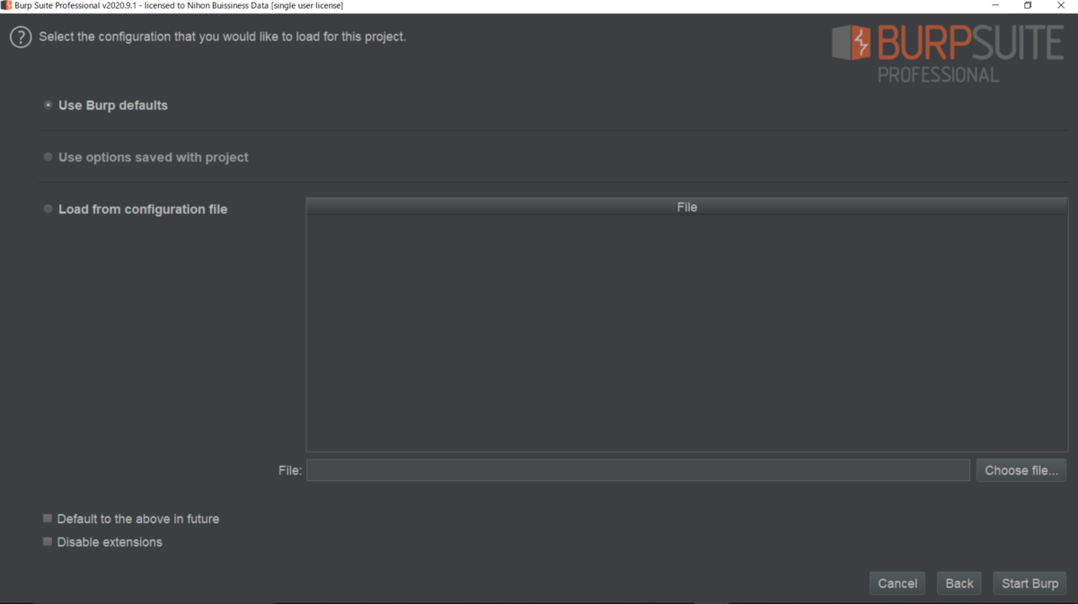 Burp SuiteのCompare site mapsをやってみた - Shikata Ga Nai
