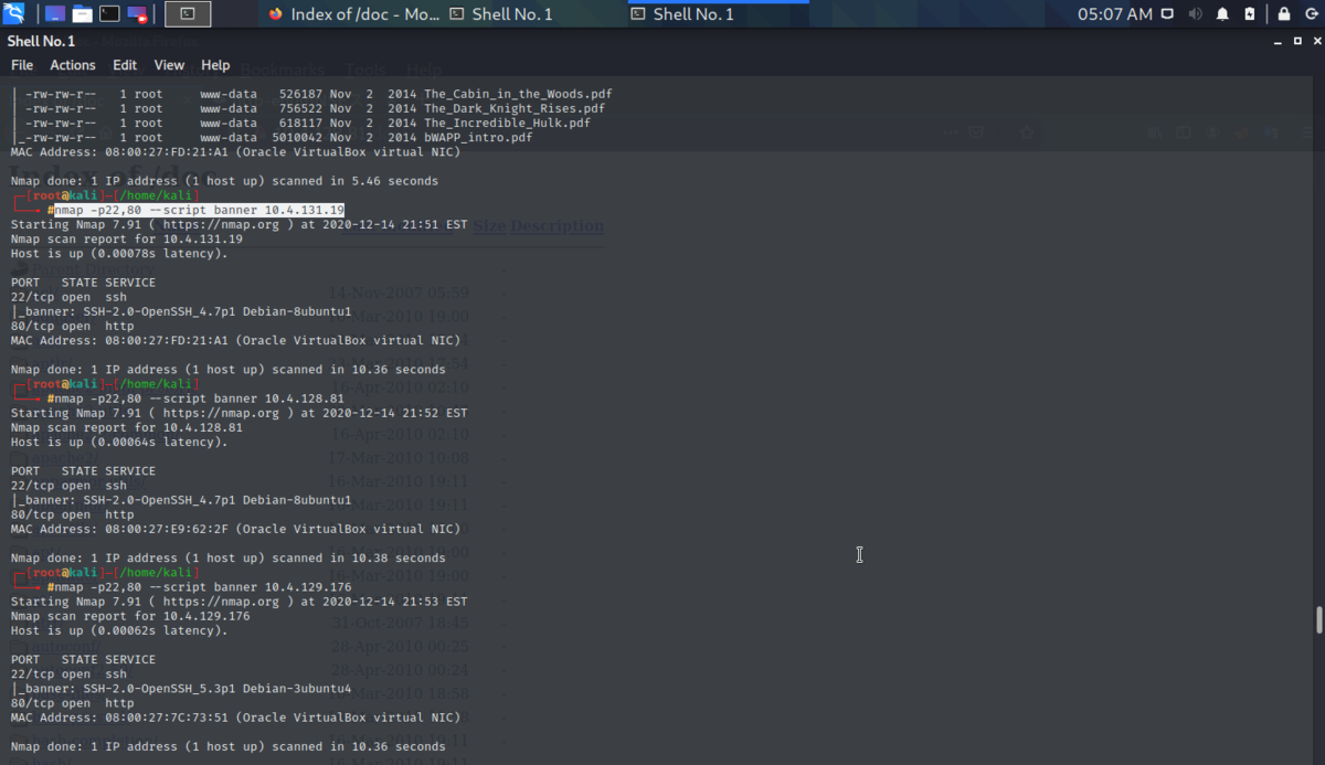 Nmapでbannerとhttp-enumをつかってみた - Shikata Ga Nai