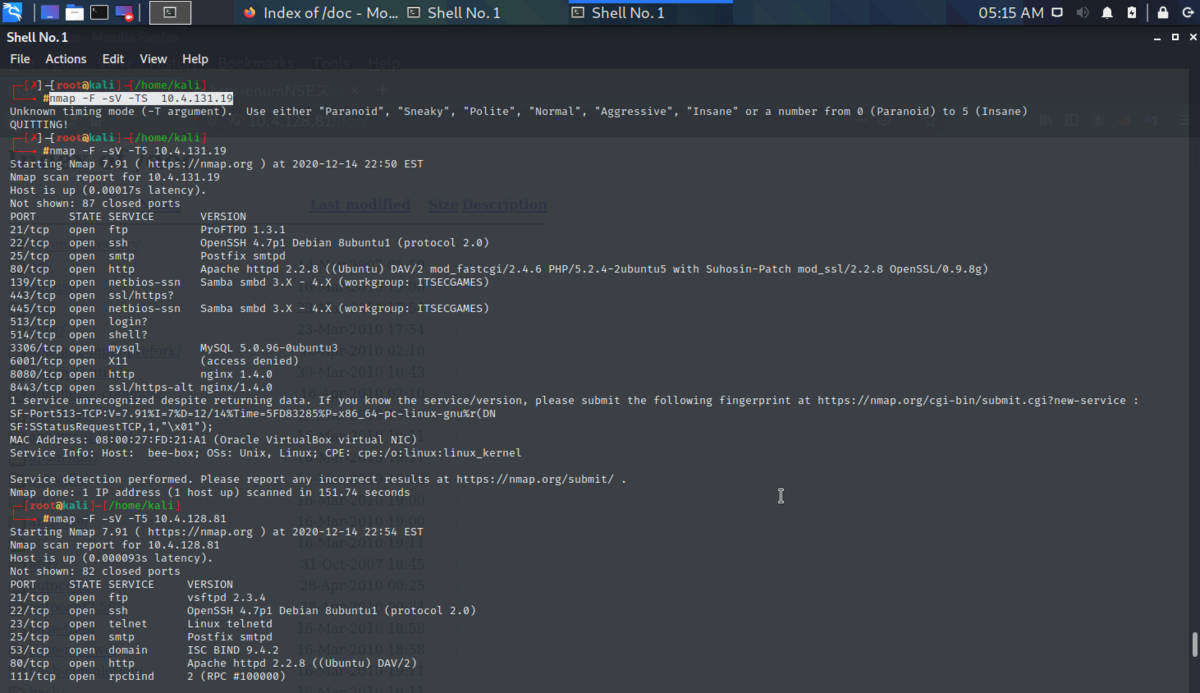 Nmapでbannerとhttp-enumをつかってみた - Shikata Ga Nai