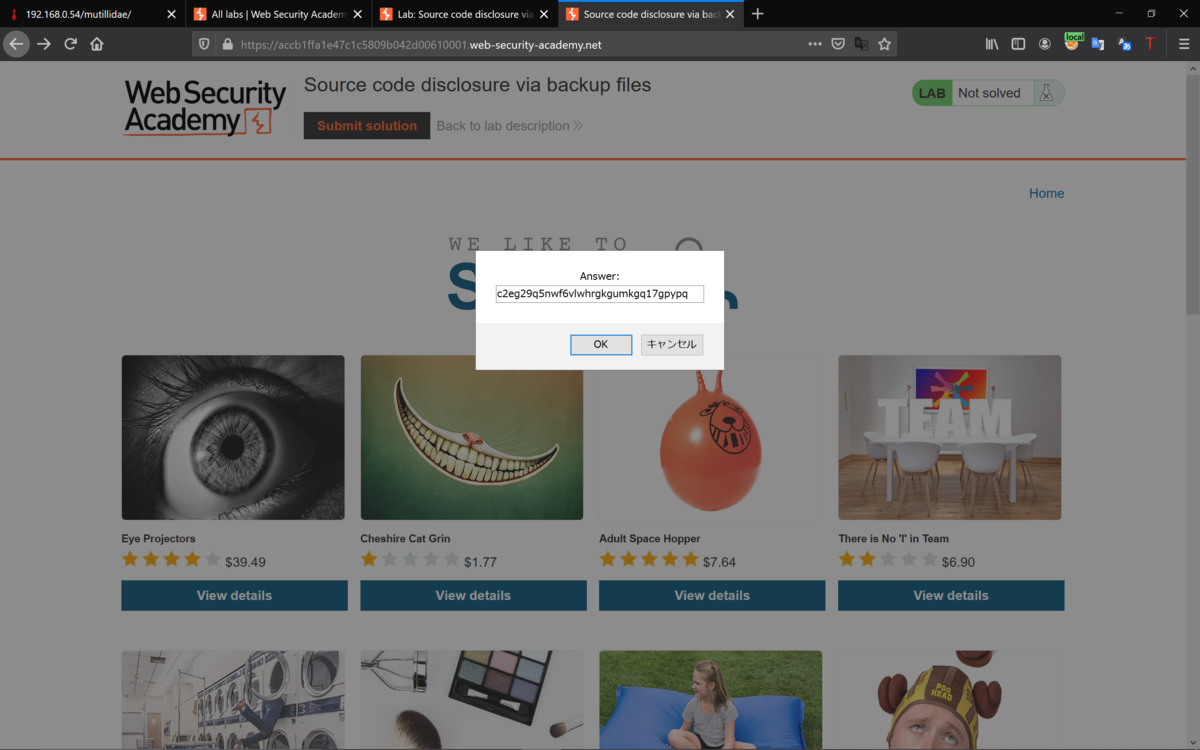 Source code disclosure via backup filesをやってみた - Shikata Ga Nai