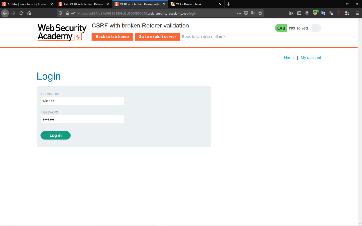 CSRF with broken Referer validationをやってみた - Shikata Ga Nai