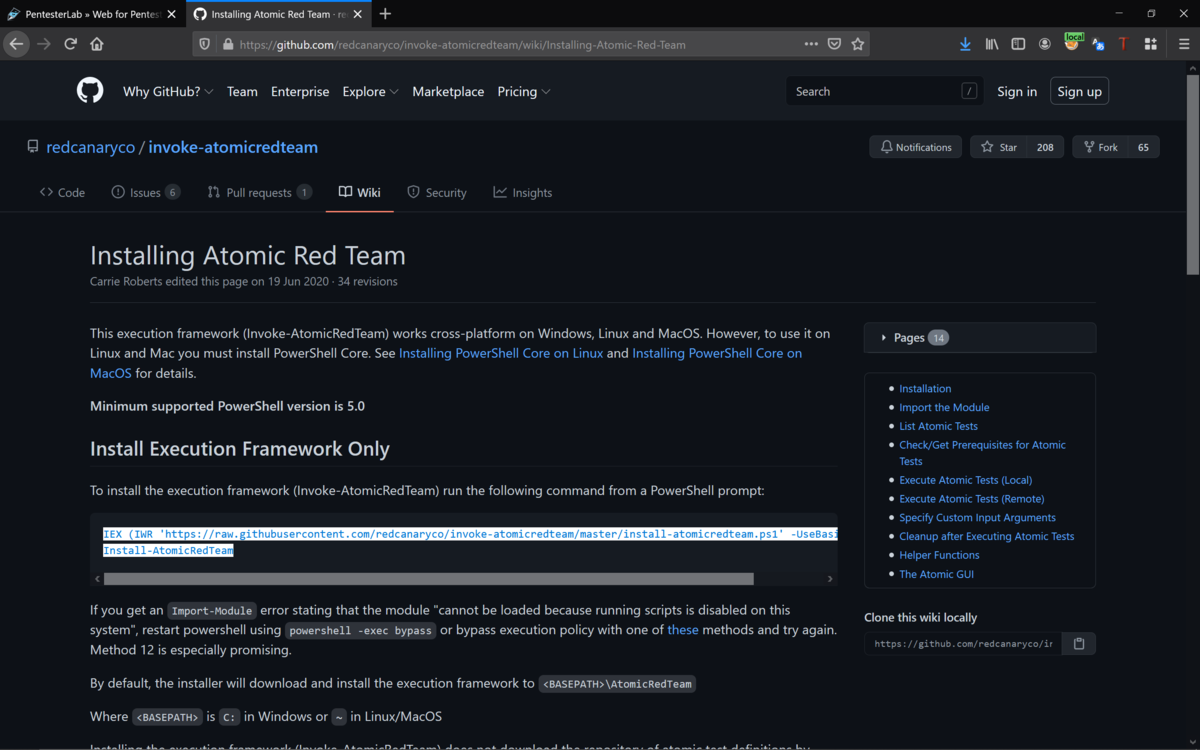 Atomic Red Teamをインストールしてみた - Shikata Ga Nai
