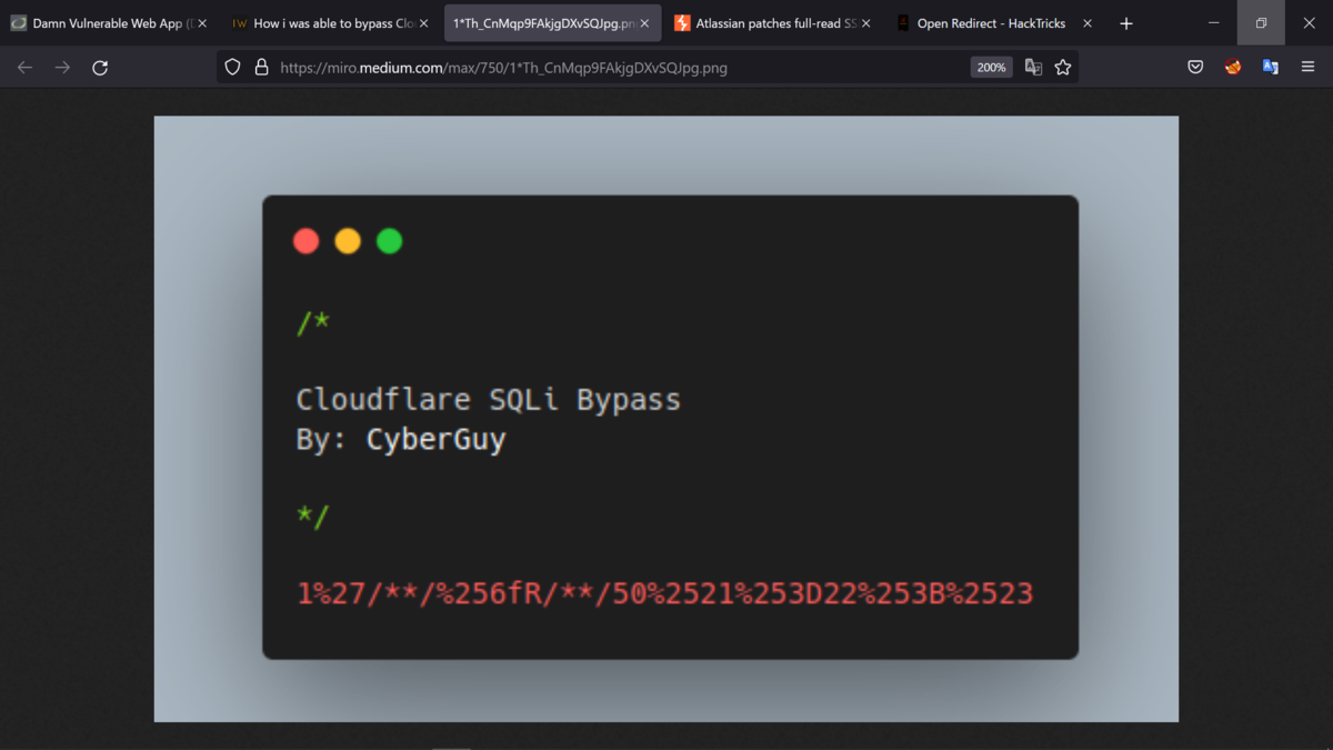How I Was Able To Bypass Cloudflare Waf For Sqli Payloadを訳してみた