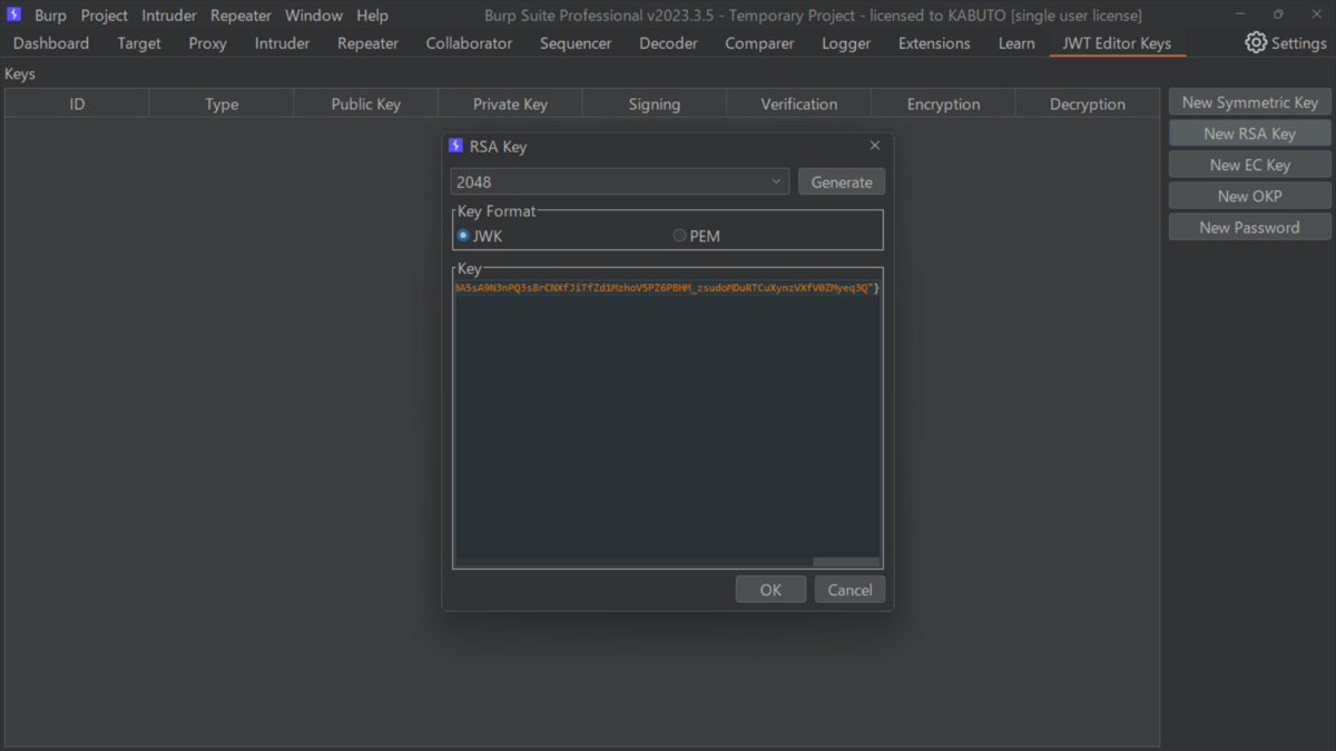 Jwt Authentication Bypass Via Algorithm Confusionをやってみた Shikata Ga Nai