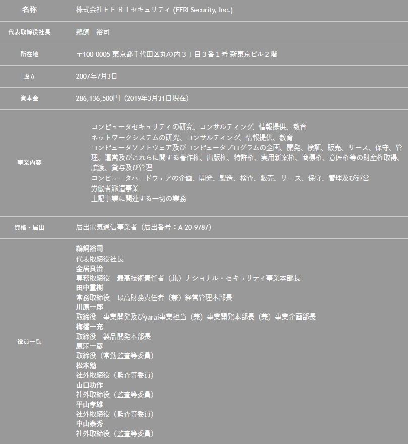 【株式銘柄徹底分析】FFRIセキュリティ（3692）～サイバーセキュリティ専業 標的型攻撃特化 ヤライ 安全保障関連 成長企業～ - 社畜から経済的自立（FIRE）を目指す（ToMO Blog）