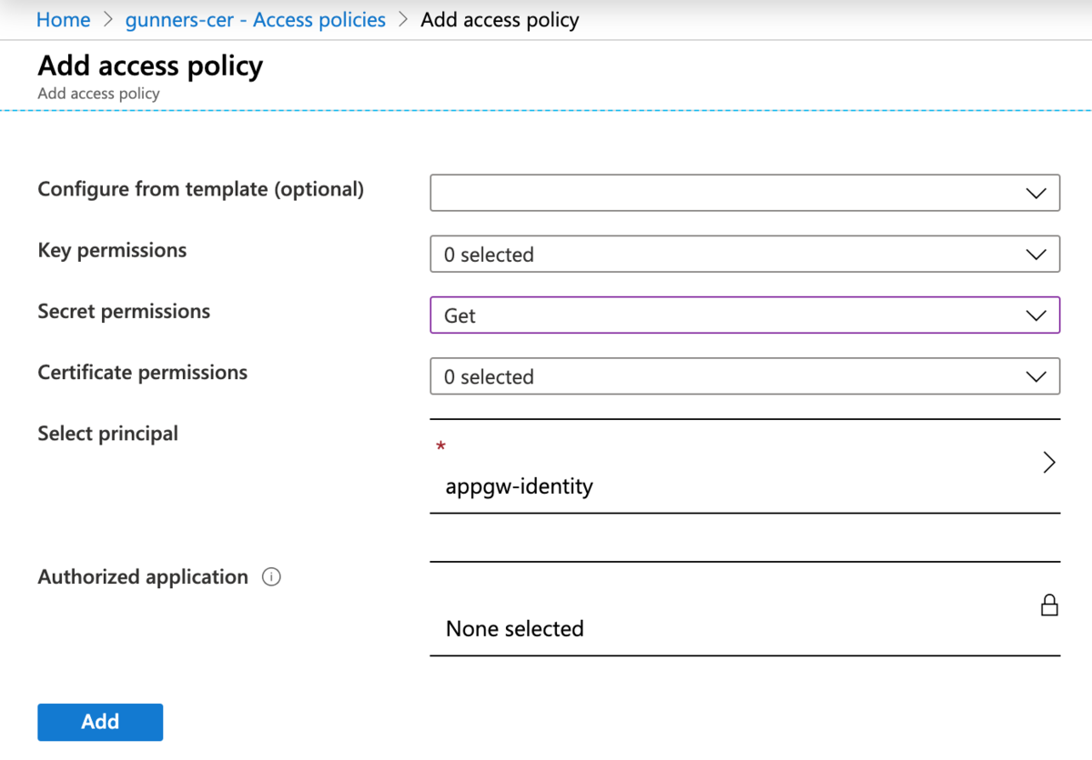 Azure Application Gateway V2 に App Service Certificate を使って HTTPS を構成する ...