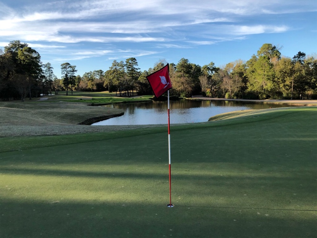 ヒューストン The Golf Trails of The Woodlands Panther Course でプレー。 少しお疲れモードの ...