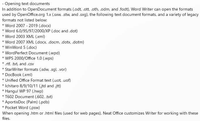 MS Office互換 Neat Office - Docs & PDF App - 図解Windows11 25H2基本機能とアプリ